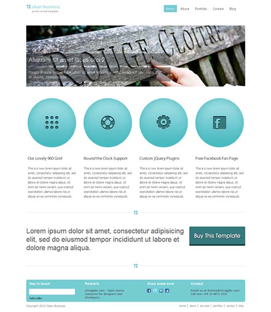 15 free business html,css templates 2013 download